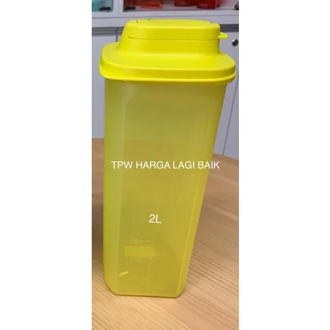 Tupperware New Slimline / Fridge Water Bottle 2L | Lazada