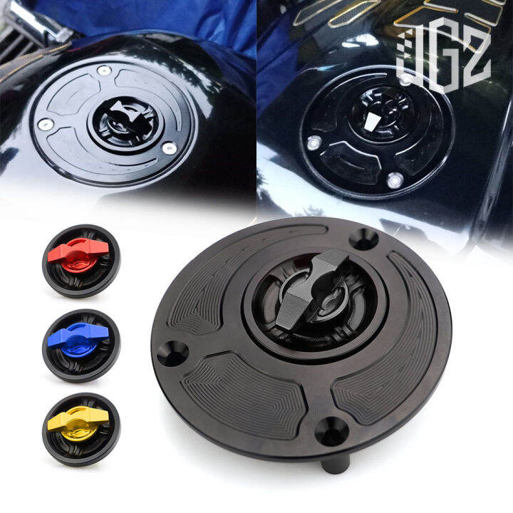 R15M Fuel Tank Cap Motorcycle CNC Gas Cap Quick Release Fuel Tank Cover ...