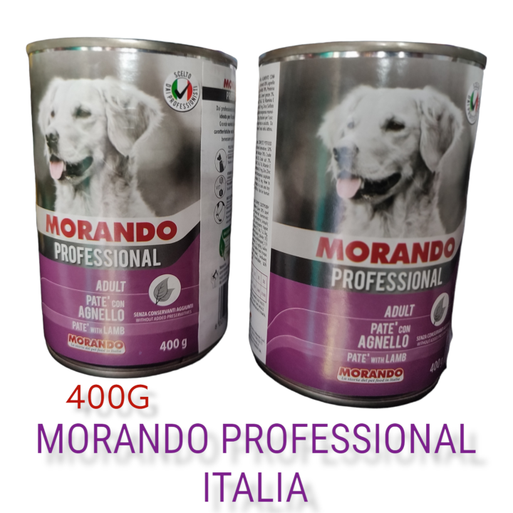 Morando Professional Organic Pate LAMB Dog Food in Can 400g | Lazada PH