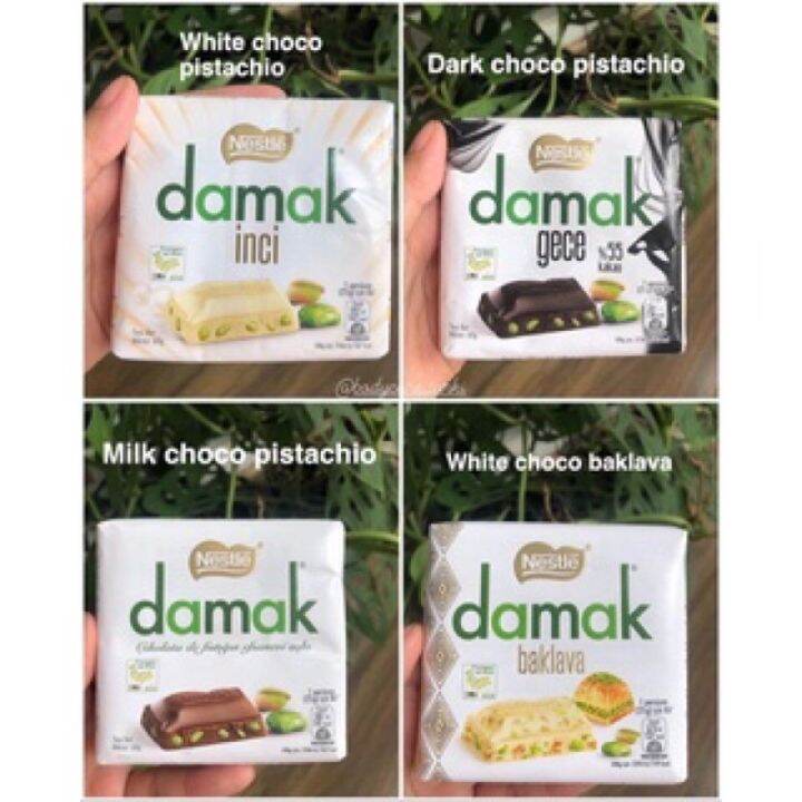 Nestle Damak Milk Chocolate With Pistachio 63g Lazada Ph