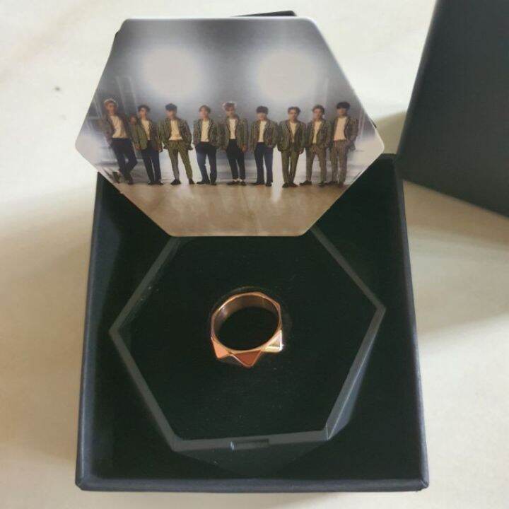 free shipping Exo Official Stainless Engraved Ring | Lazada PH