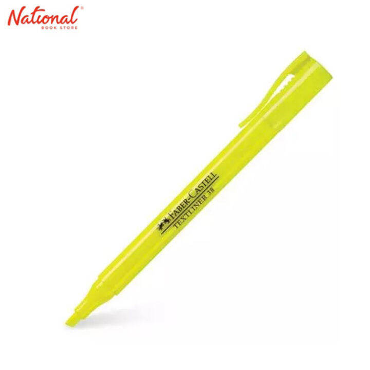 FABER CASTELL TEXTLINER HIGHLIGHTER 38, YELLOW | Lazada PH