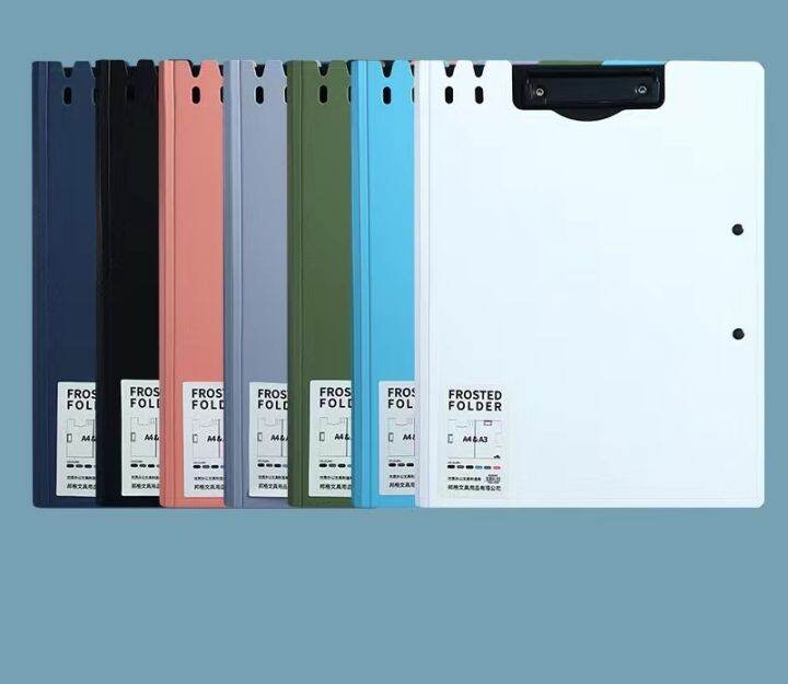 AS A4 File Folder Clipboard Writing Pad Memo Clip Board Double Clips ...