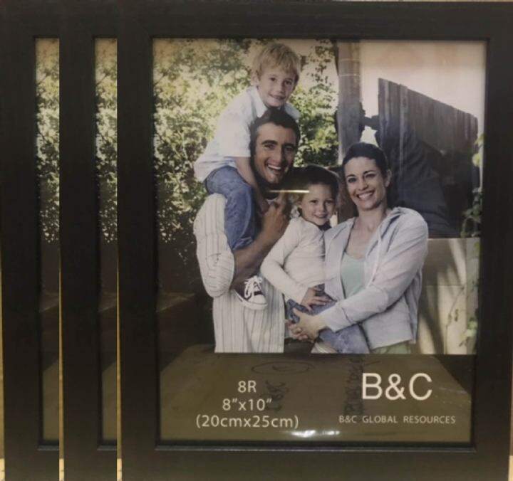 Photo Frame Size 8R - (3pcs) Black | Lazada