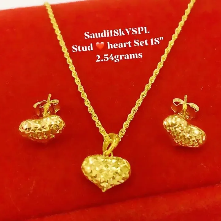 Pawnable Gold Jewelry Set 18k | Lazada PH