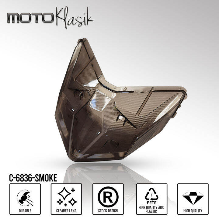 HONDA CLICK V2 TAIL LIGHT LENS COVER C-6836 / C-6837 SMOKE & RED LENS ...