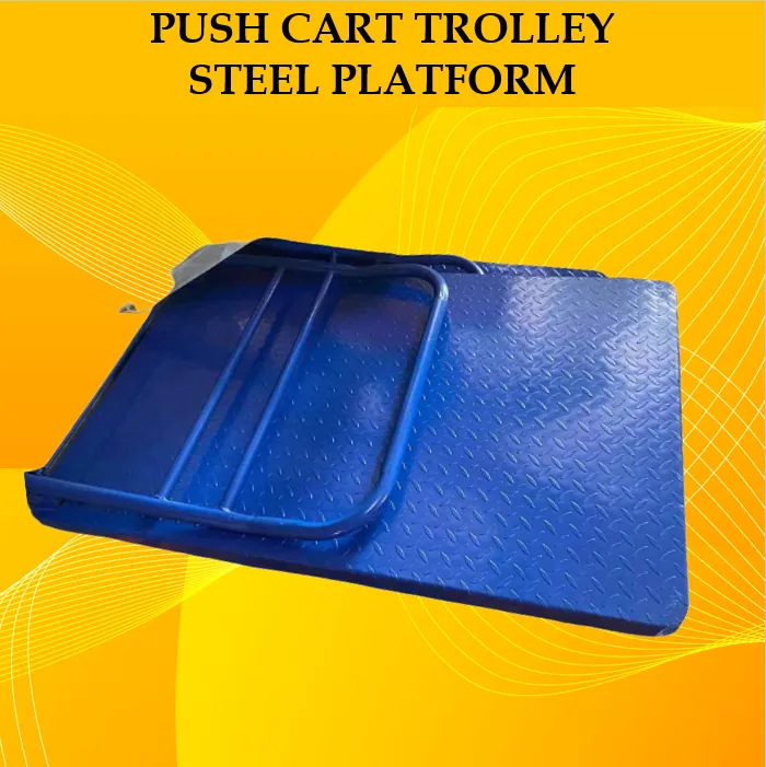 Golden Tool PUSH CART- STEEL PLATFORM (80x120)Cm 600Kg & (65x106)Cm 300 ...