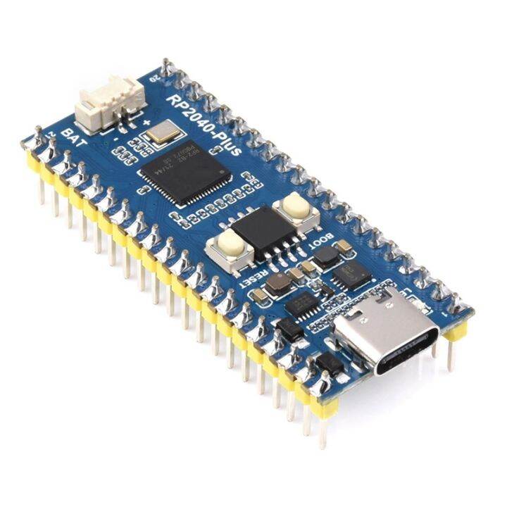 PHLH7J Waveshare 1 Piece RP2040 Plus Microcontroller 16MB On-Chip Flash for Raspberry Pi Pico ...