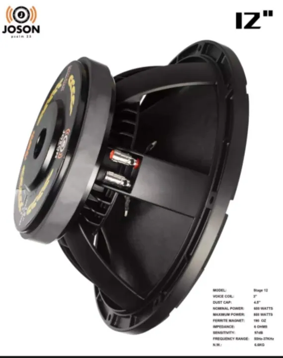 Joson Stage 12 (Professional Mid Bass Speaker) | Lazada PH