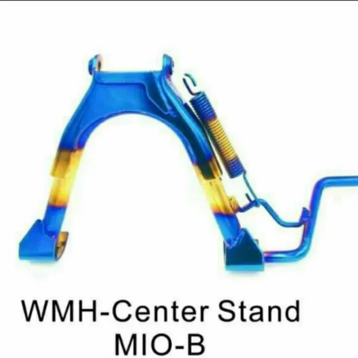 MIO Center Stand Titanium with Spring Thai Look / Blue MIO SPORTY or ...