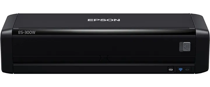 Epson WorkForce ES-300W Wireless Color Portable Document Scanner with ...
