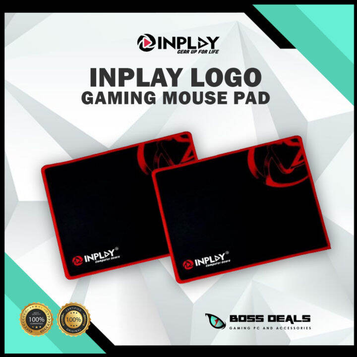 INPLAY LOGO GAMING MOUSE PAD (Black) | Lazada PH