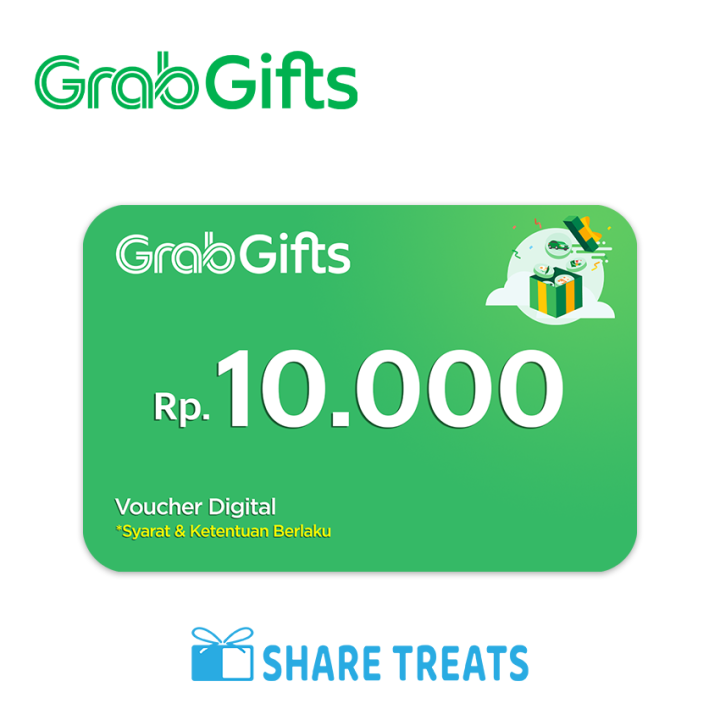 Grab Gifts Voucher Digital Rp 10.000 | Lazada Indonesia