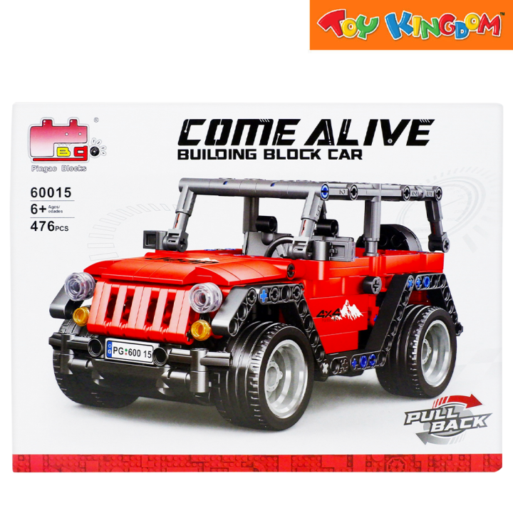 Pingao Blocks 60015 Come Alive Building Block Car 476 pcs Blocks ...