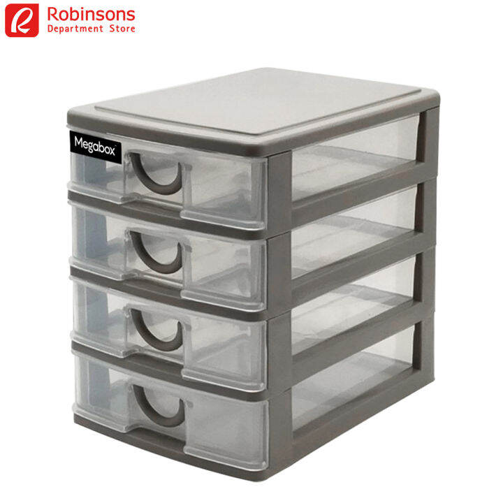 Megabox 4-Layer Drawer (Gray) | Lazada PH