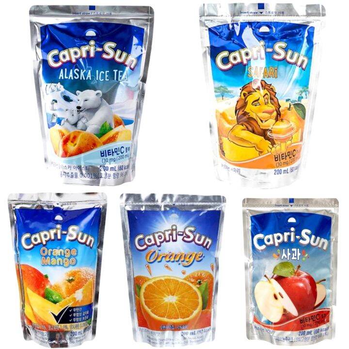CAPRI SUN FRUIT JUICE 200ML ( APPLE / ORANGE / ORANGE MANGO / SAFARI ...