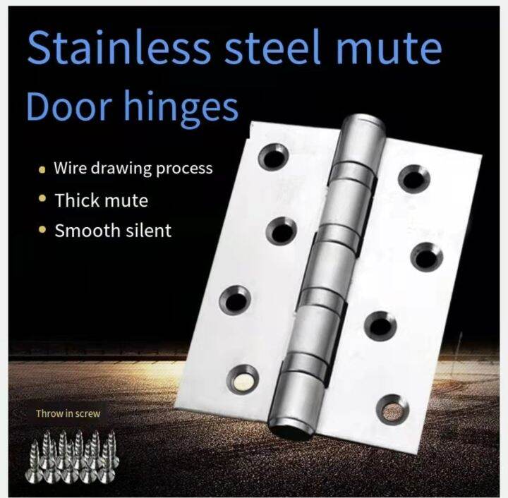 Stainless Steel Door Hinge / Bisagra 4x3x2.0 | Lazada PH