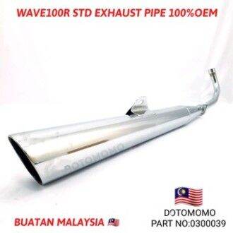 WAVE 100 R 100R WAVE100 WAVE100R HONDA STD EXHAUST PIPE 100% OEM ...
