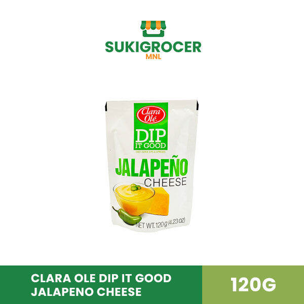 Clara Ole Dip it Good Jalapeno Cheese 120g | Lazada PH
