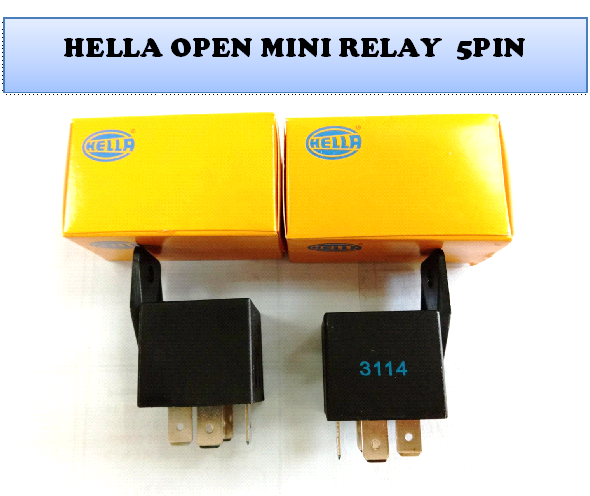 HELLA NORMALLY OPEN MINI RELAY 5 PIN | Lazada PH