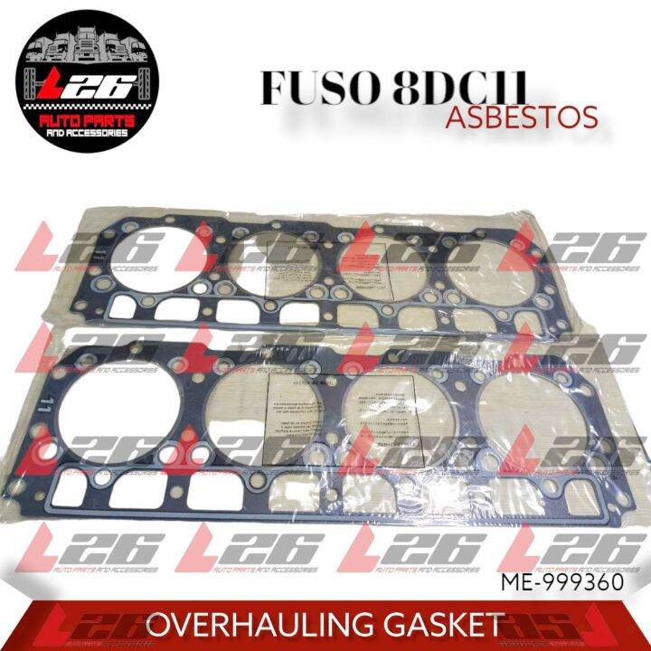 Fuso 8DC11 OVERHAULING GASKET ME-999360 asbestos | Lazada PH