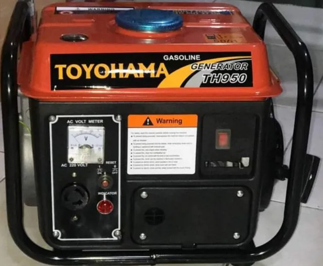 TH950 Portable Genset (Generator) Single phase 2 stroke Manual Start ...