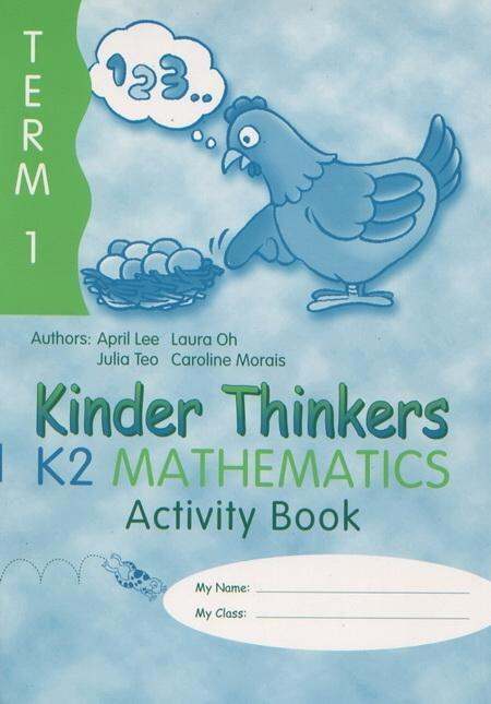 แบบฝึกหัเคณิตศาสตร์ภาษาอังกฤษอนุบาล Kinder Thinkers K2 Mathematics Term 1 Activity Book | Lazada ...