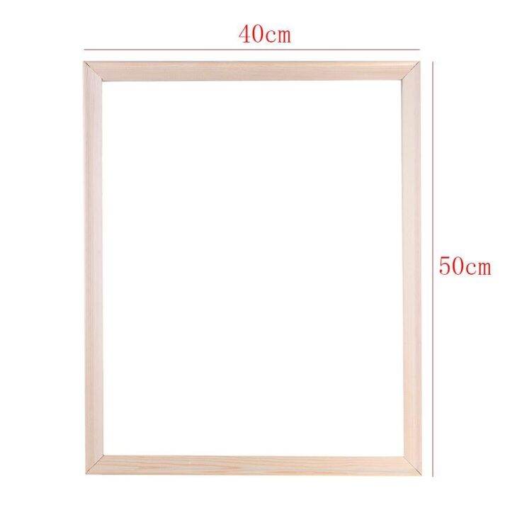 1 Set DIY 40x50 cm Wooden Frame for Canvas Oil Painting or for DIY Paint by Numbers Artistic ...