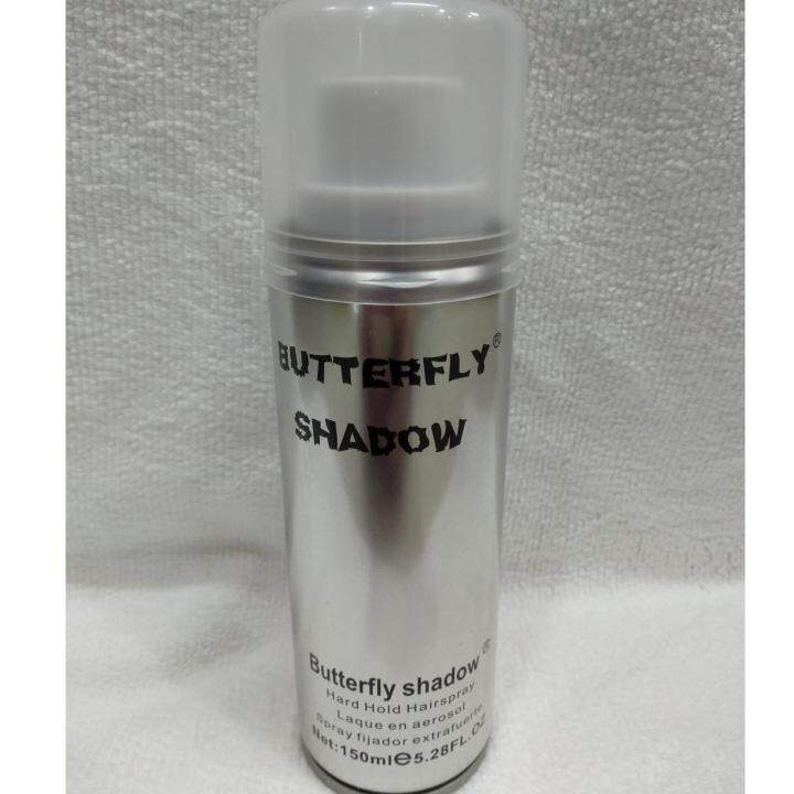 BUTTERFLY SHADOW HARD AND HOLD HAIR SPRAY SPRAYNET SUPERHOLD 150ML ...
