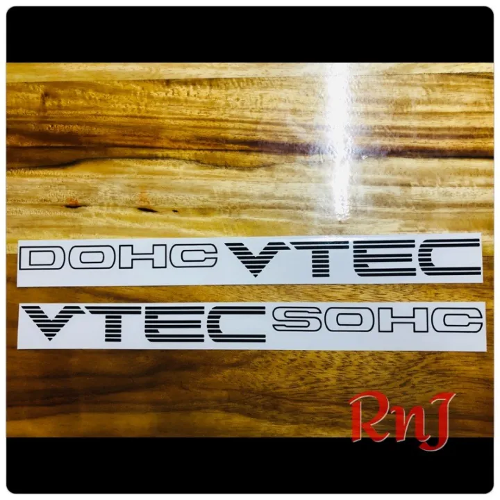 Honda Vtec Dohc or Sohc Ivtec I vtec Car Sticker Waterproof Decal ...