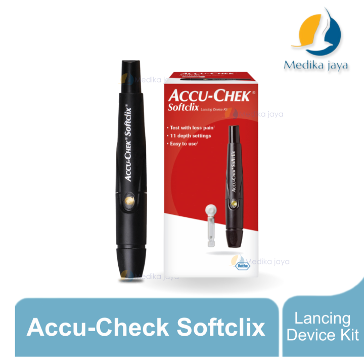 Accu-Chek Softclix Lancing Device Kit / Alat Untuk Pengambilan Sampel ...
