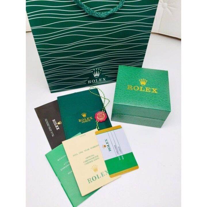 Rolex Set package:Box/Paper Bag/Manual/Tag | Lazada PH