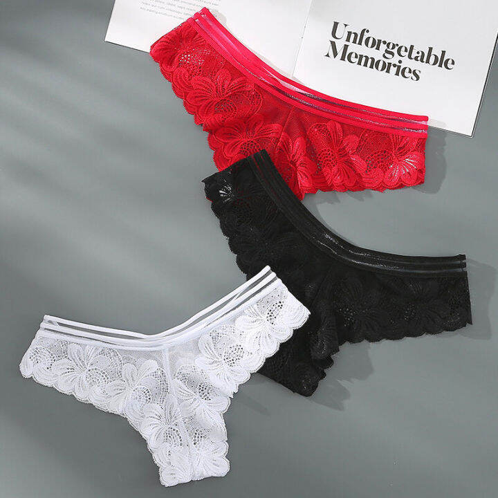 Cinvik New Women Thong Panties Sexy Style Hollowed Out Waist