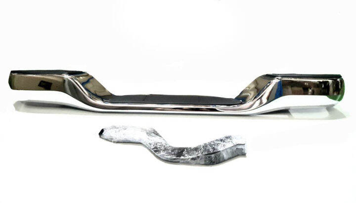 Mitsubishi Strada Triton 2019 Onwards All Chrome Rear Bumper Rear Bar ...