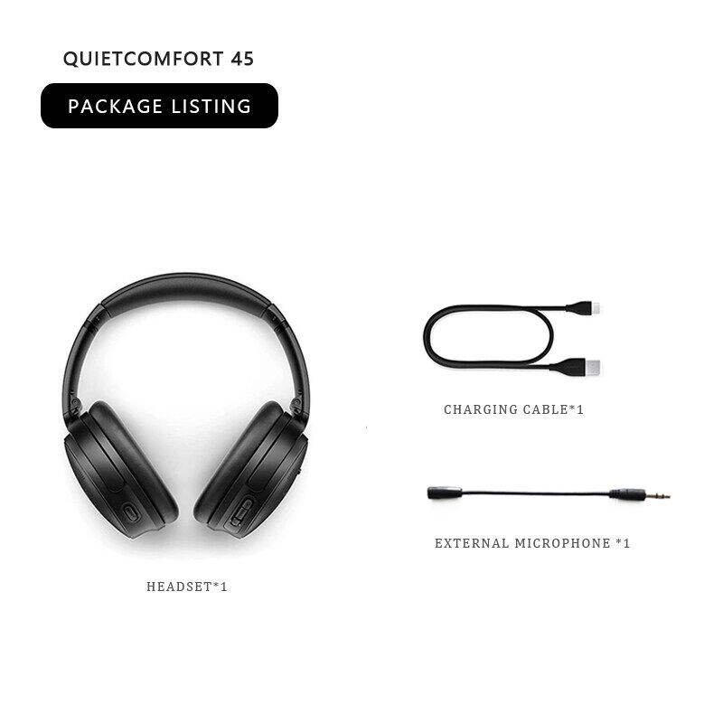 Bose QuietComfort 45 (QC45) หูฟังบลูทูธ with MIC Noise Cancelling ...