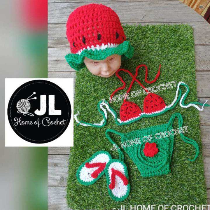 Watermelon Bikini Set Crochet Lazada Ph