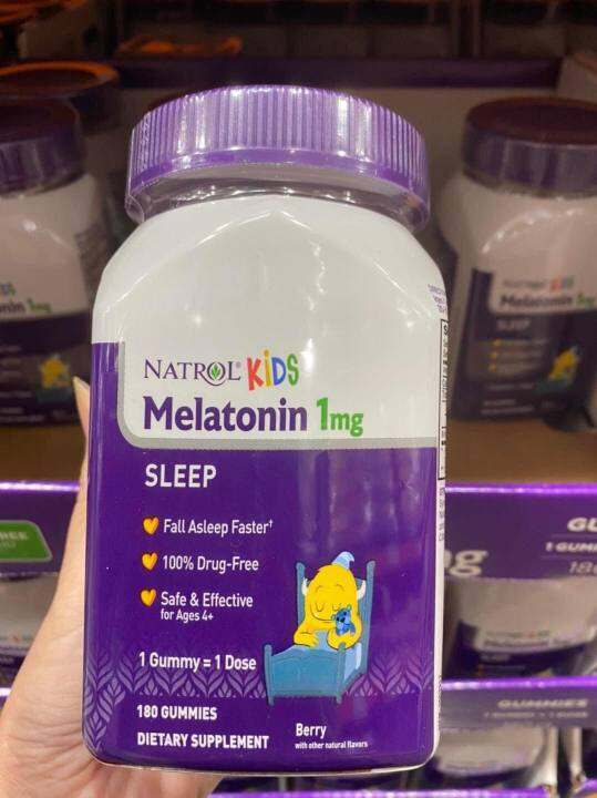 Natrol Kids Melatonin 1mg Sleep Berry 180 Gummies | Lazada PH