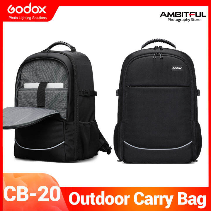 Godox CB20 CB-20 Carry Bag Backpack Storage Large Capacity Portable ...