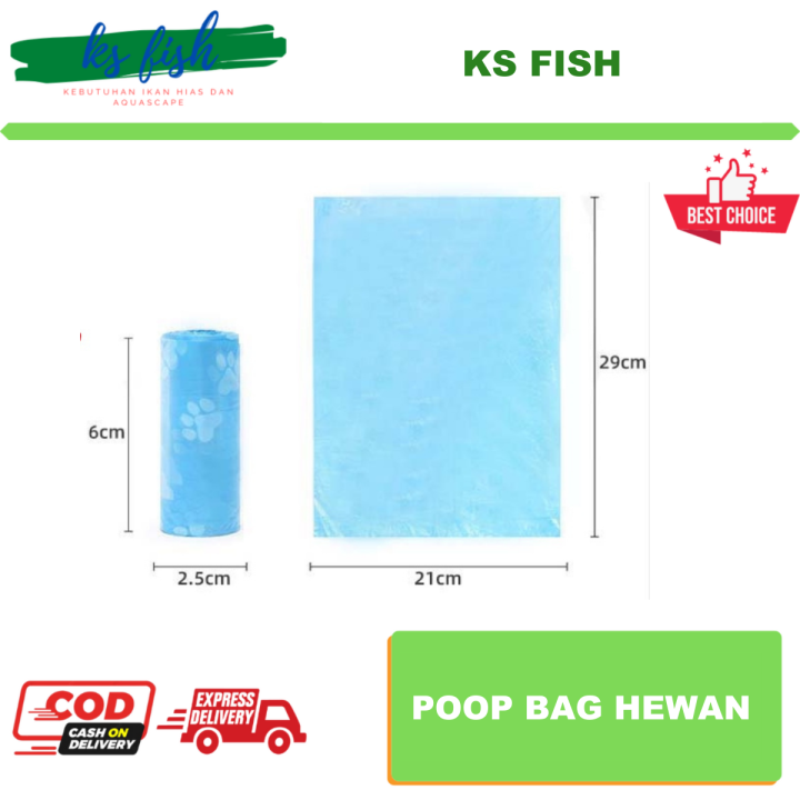 Refill Kantong Plastik Sampah Popok Refil Plastic Kotoran Anjing Poop ...