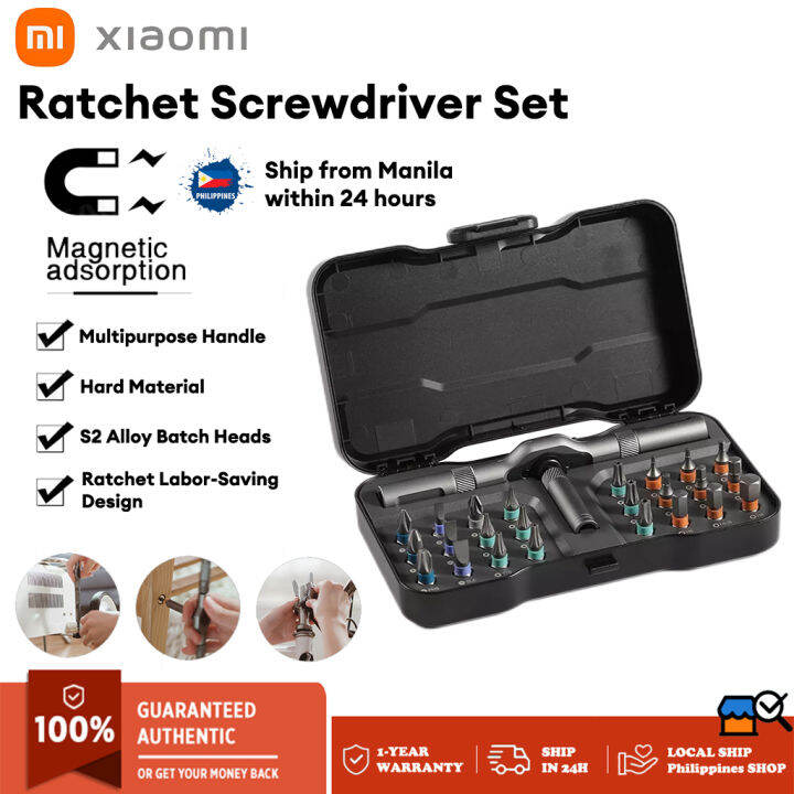 Xiaomi DUKA RS1 Screwdriver Set 24 in 1 Multi-purpose Ratchet Wrench ...