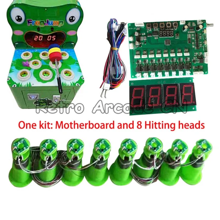 Motherboard With Wires And 8 Hitting Heads Parts Kit For DIY Kids Coin ...
