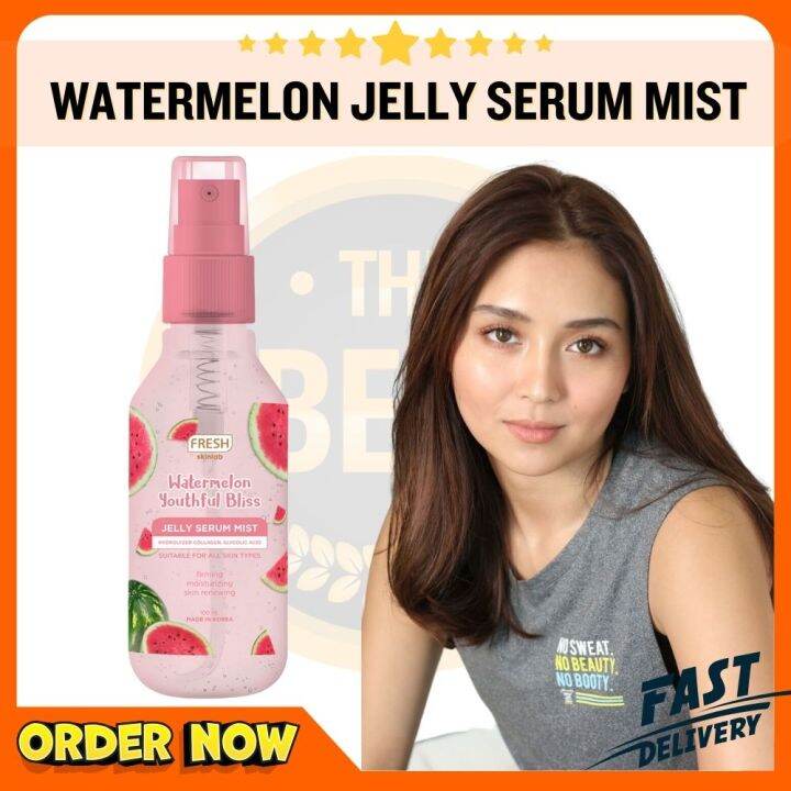 Hydrating Watermelon Mist Toner with Collagen, Hyaluronic Acid, and ...