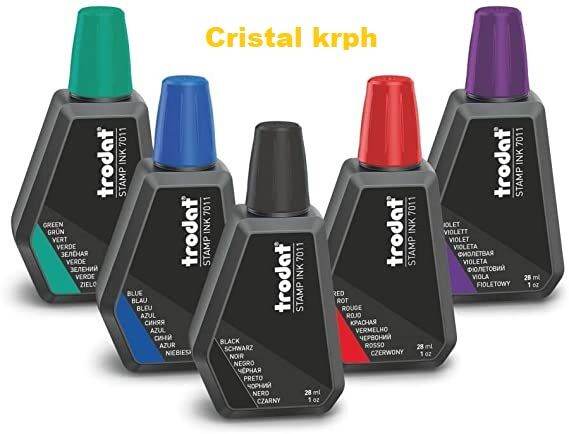 Trodat 7011 Stamp Pad Ink, 28ml, – for use with Trodat Stamp Pads 9051 ...