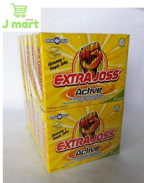 EXTRA JOSS ACTIVE -Energy Drink x 10 BOXES (6s x 4g) | Lazada