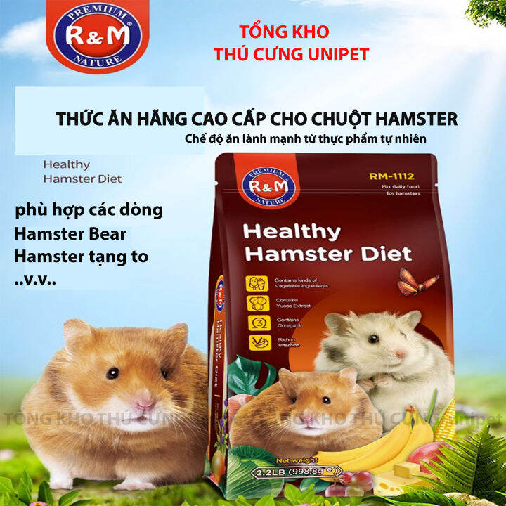 Thức ăn hãng cho chuột hamster bear, hamster tạng to dinh dưỡng toàn ...