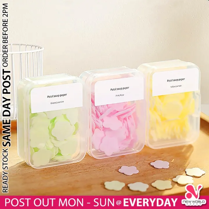 𝗗𝗘𝗘𝗣 𝗗𝗘𝗖𝗢𝗡𝗧𝗔𝗠𝗜𝗡𝗔𝗧𝗜𝗢𝗡 》Disposable Flower Petal Hand Soap Paper Portable ...