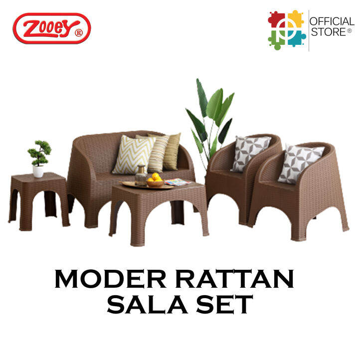 ZOOEY MODERN RATTAN SALA SET | Lazada PH