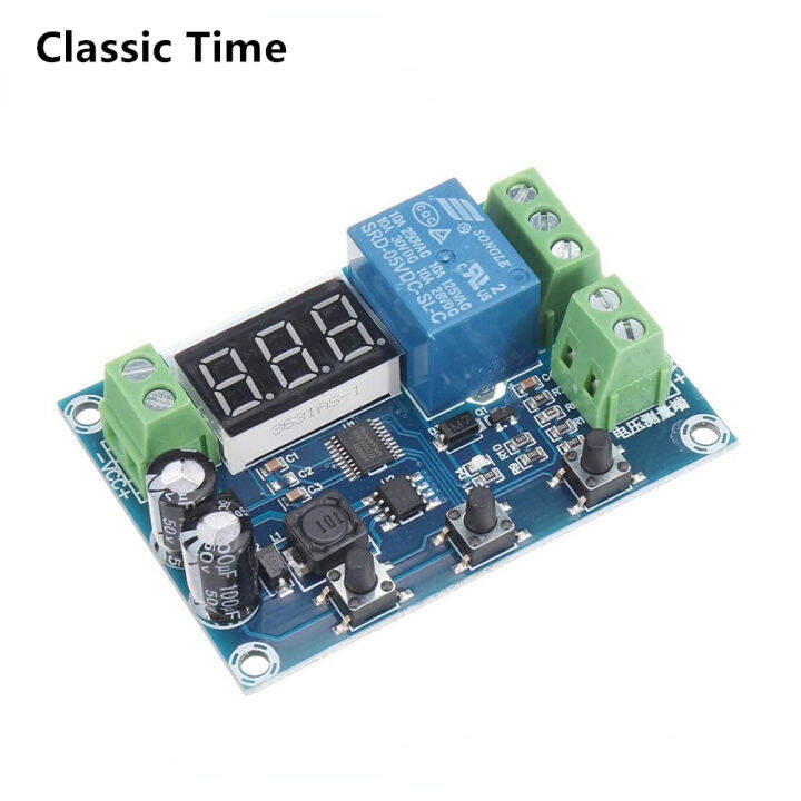 XH-M608 Battery Charge Discharge Module DC 6-40V Integrated Voltmeter ...