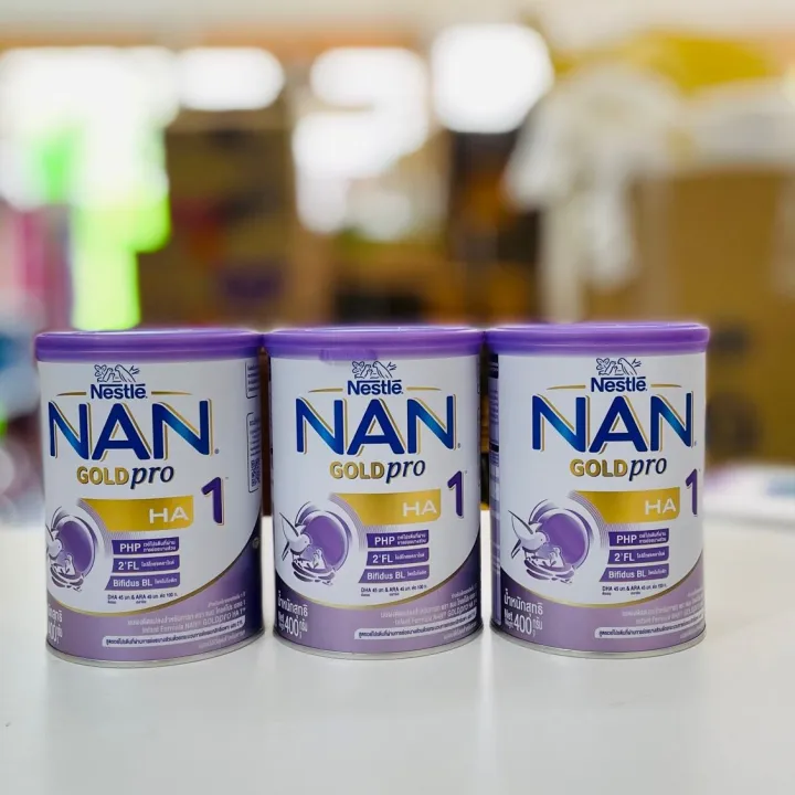 NAN Gold Pro HA 1 ขนาด 400 กรัม แพค 3 กระป๋อง | Lazada.co.th