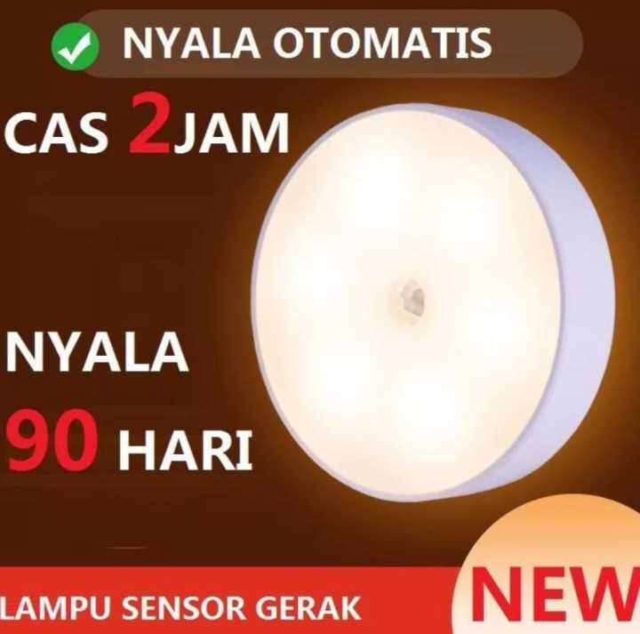 Lampu LED Sensor Gerak Otomatis Multifungsi Serbaguna / Smart LED ...
